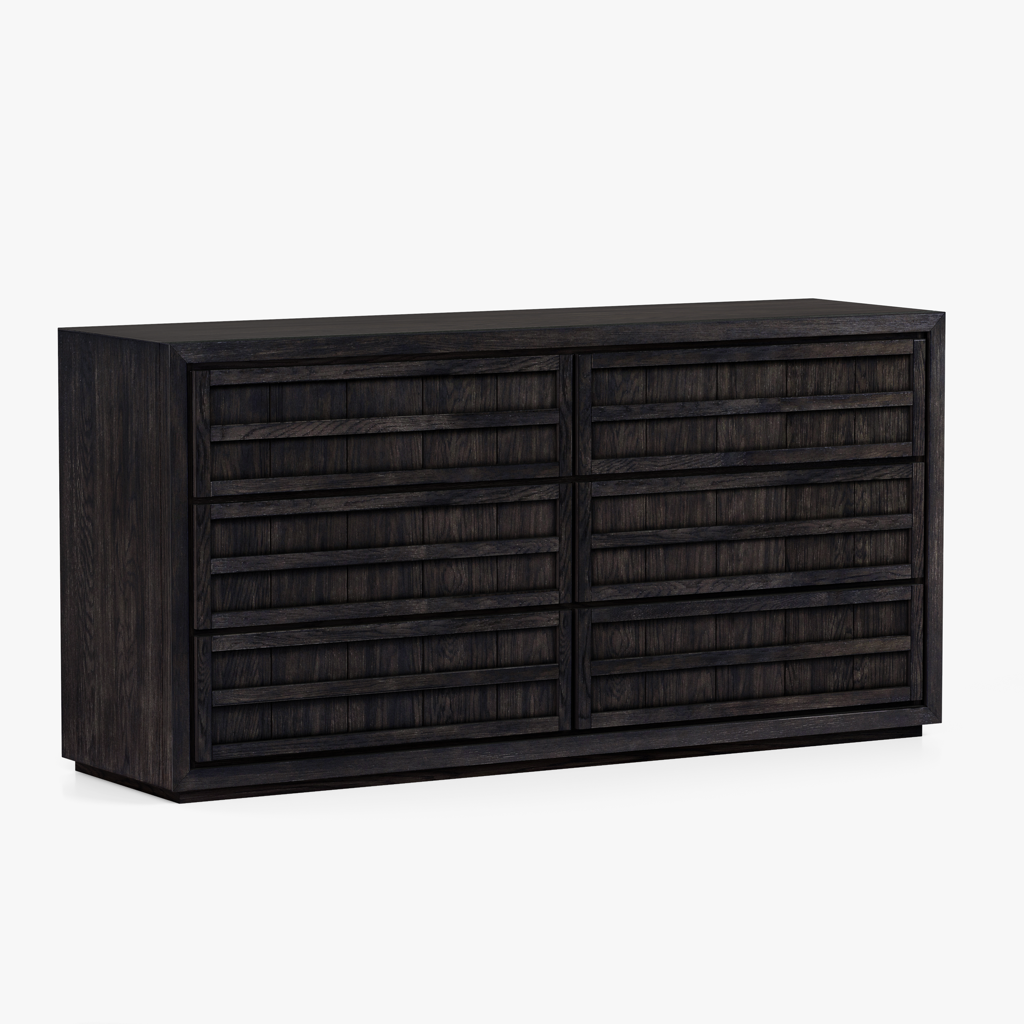 Co.House Designs Buddy 6 Drawer Dresser - Charcoal – Artesanos Design ...