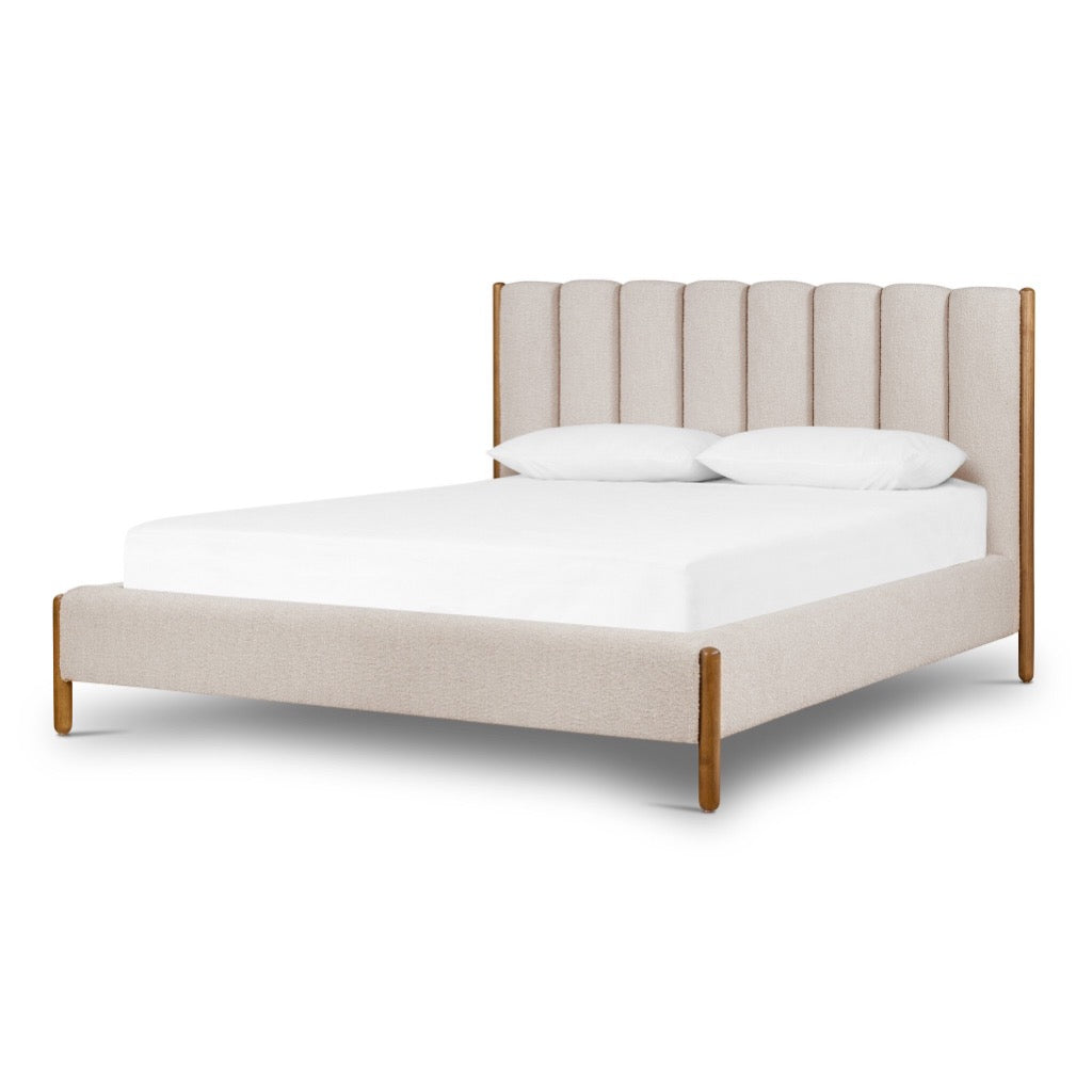 Four Hands Emma Bed - Knoll Sand – Artesanos Design Collection