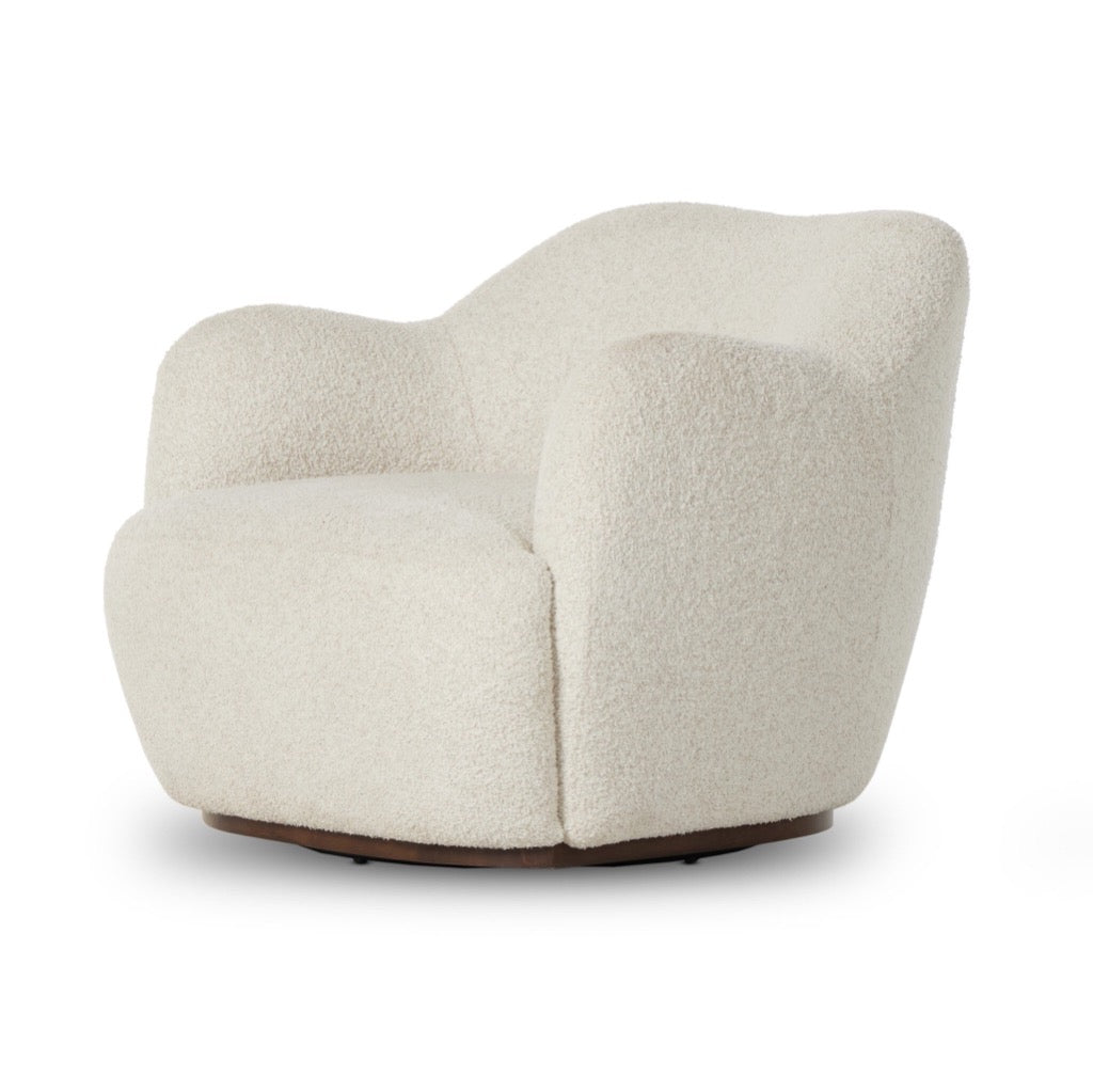 Four Hands Julius Swivel Chair - Sheldon Ivory – Artesanos Design ...