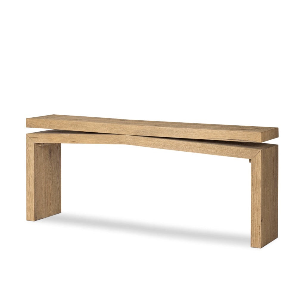 Four Hands Matthes Console Table 79" - Worn Oak Veneer – Artesanos ...