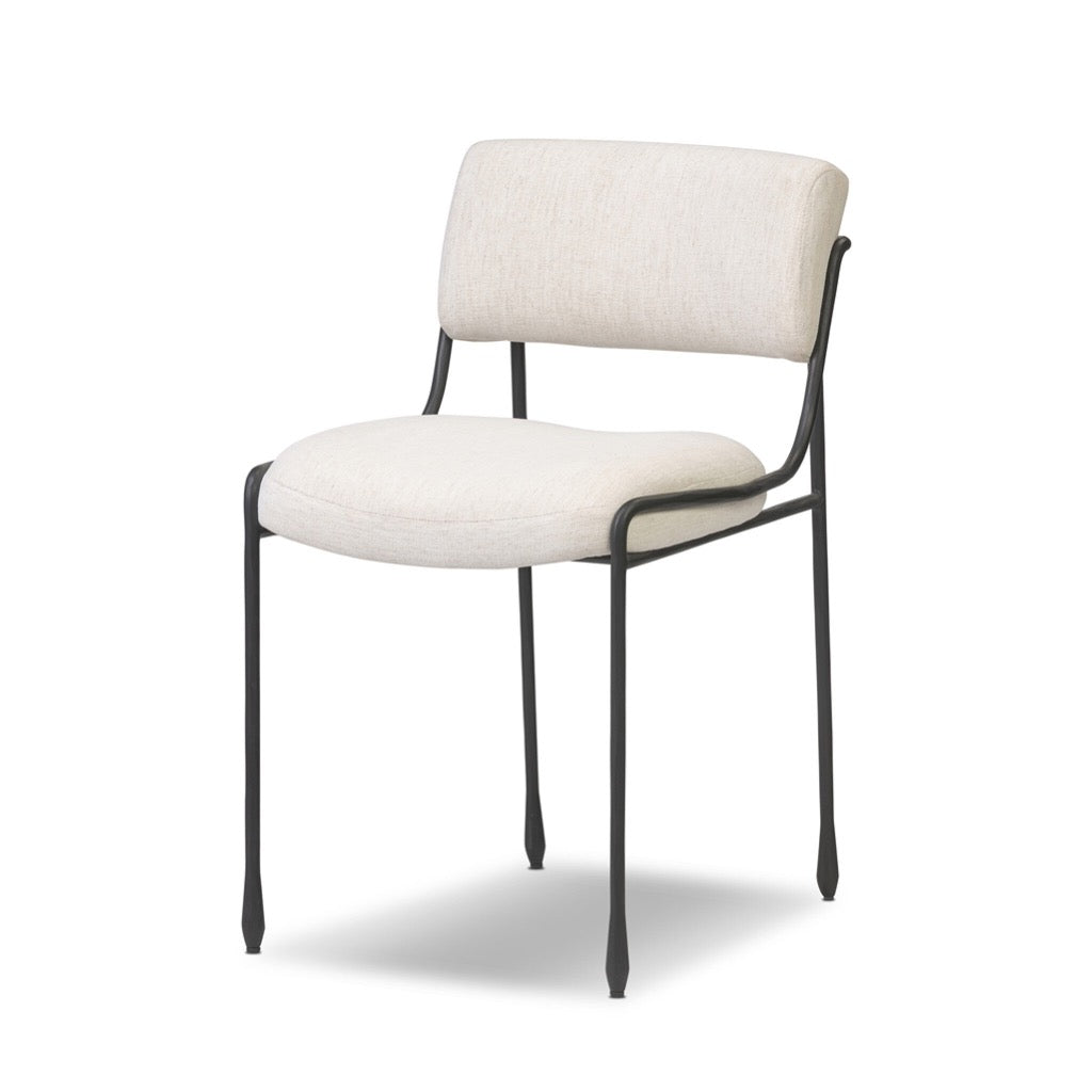 Four Hands Nettie Dining Chair - Crypton Nomad Snow – Artesanos Design ...