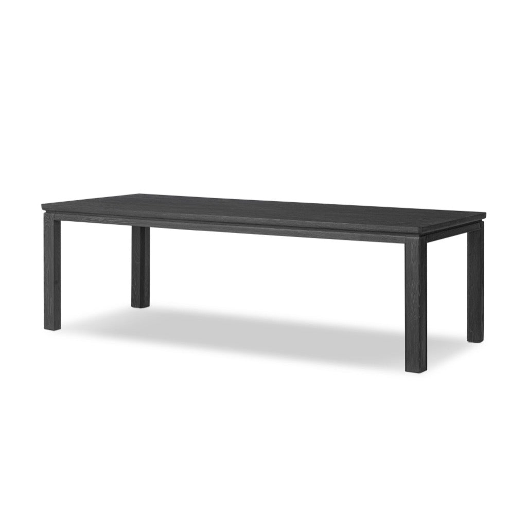 Four Hands Oman Dining Table - Rustic Black Veneer – Artesanos Design ...