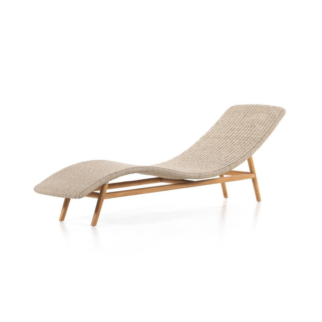 Four Hands Portia Outdoor Chaise - Vintage White – Artesanos Design ...