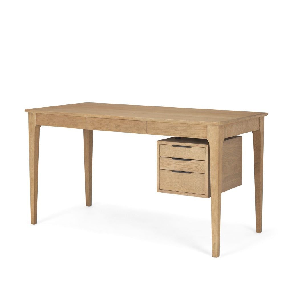 Mercana Tino Desk - Light Brown – Artesanos Design Collection