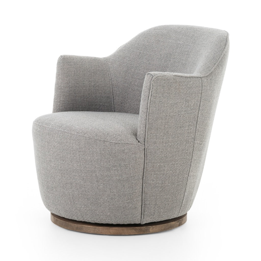 Aurora Swivel Chair - Gibson Silver | Four Hands – Artesanos Design ...
