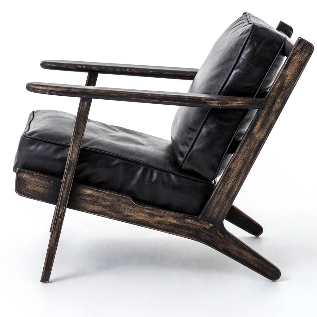 Brooks Lounge Chair Leather | Four Hands – Artesanos Design Collection