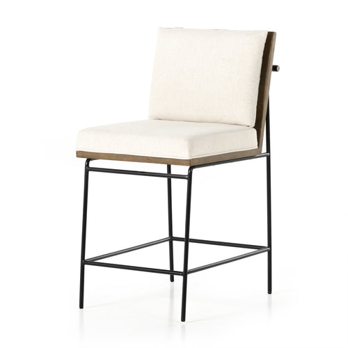 Benton Stool - Savile Flannel | Four Hands – Artesanos Design Collection