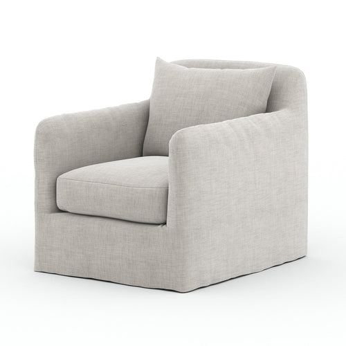Gareth Swivel Chair - Torrance Silver | Four Hands – Artesanos Design ...