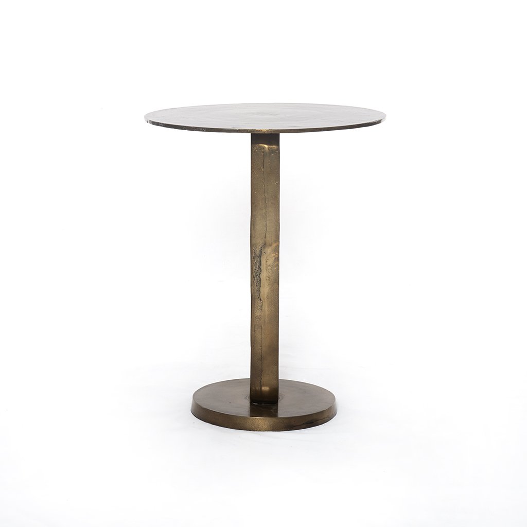 Douglas Aged Bronze End Table | Four Hands – Artesanos Design Collection