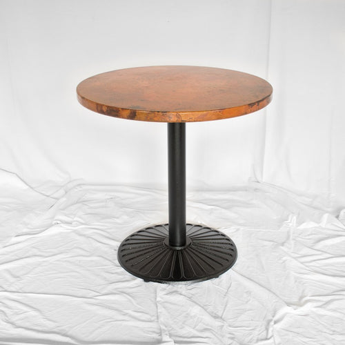 Boomer Bistro Table - Light Gunmetal | Four Hands – Artesanos Design ...