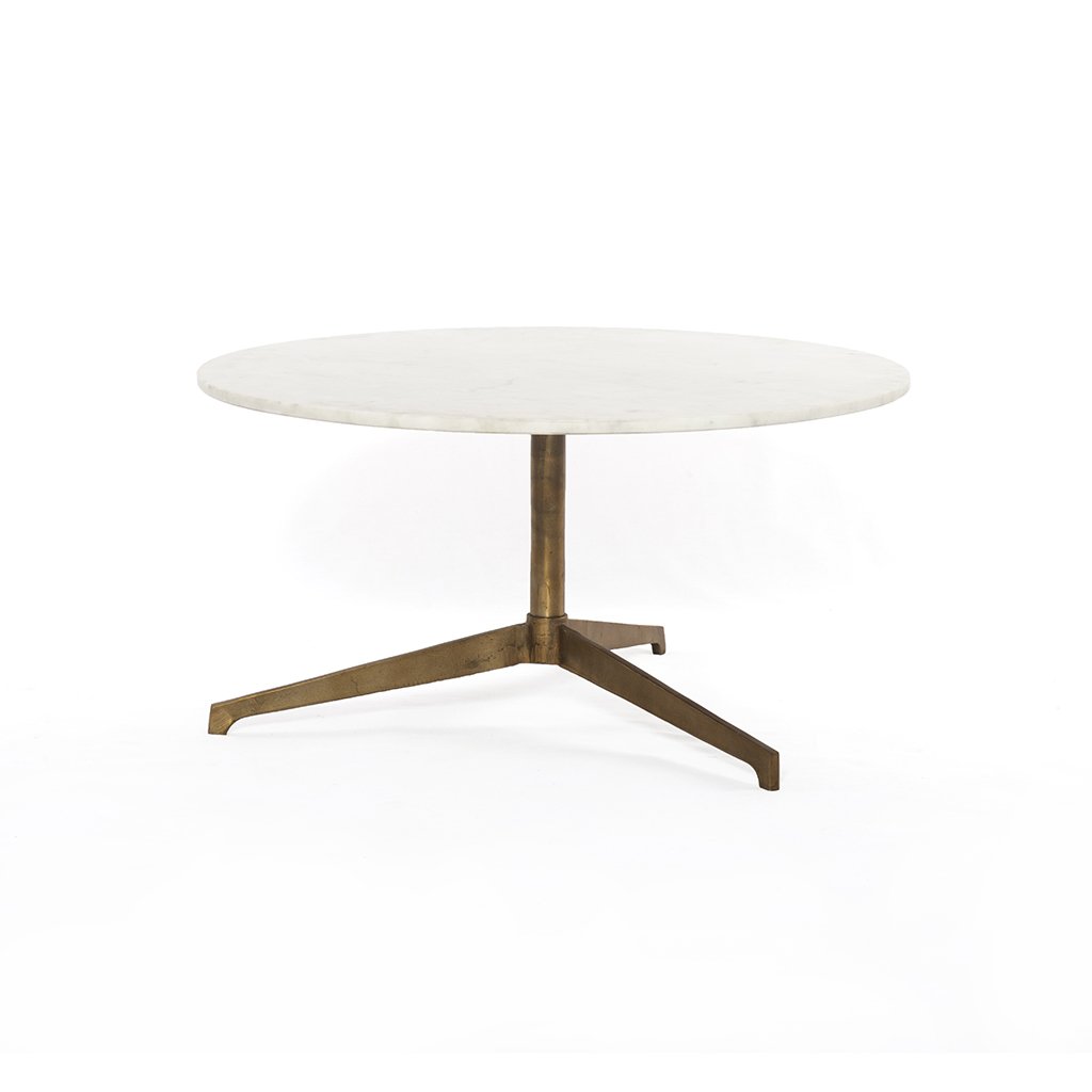 Helen Round Marble Coffee Table | Four Hands – Artesanos Design Collection