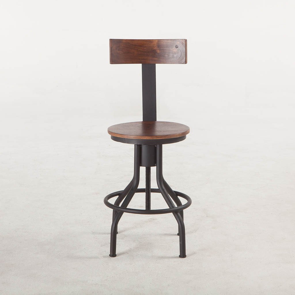 Industrial Modern Adjustable Height Stool | Home Trends & Design ...