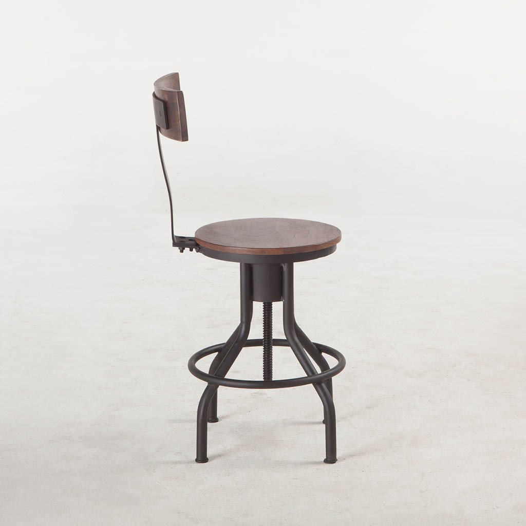 Industrial Modern Adjustable Height Stool | Home Trends & Design ...