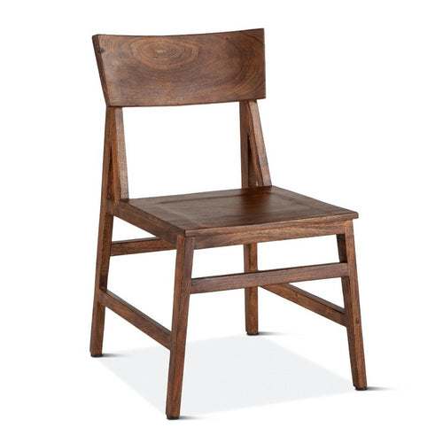 Loft Acacia Wood & Steel Dining Chair | Home Trends & Design ...