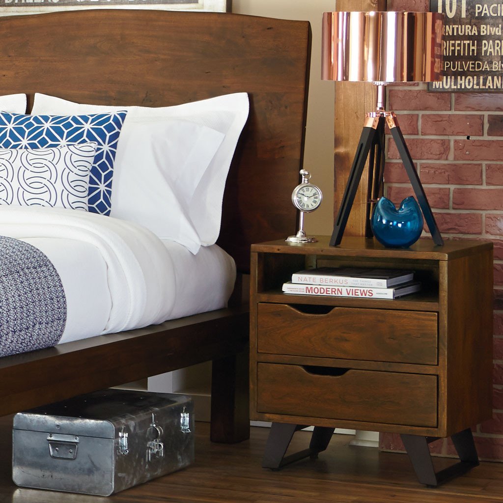 London Loft Live Edge Night Chest | Home Trends & Design – Artesanos ...