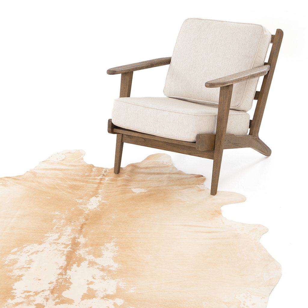 Harland Modern Cowhide Rug in Natural Brown | Four Hands – Artesanos ...