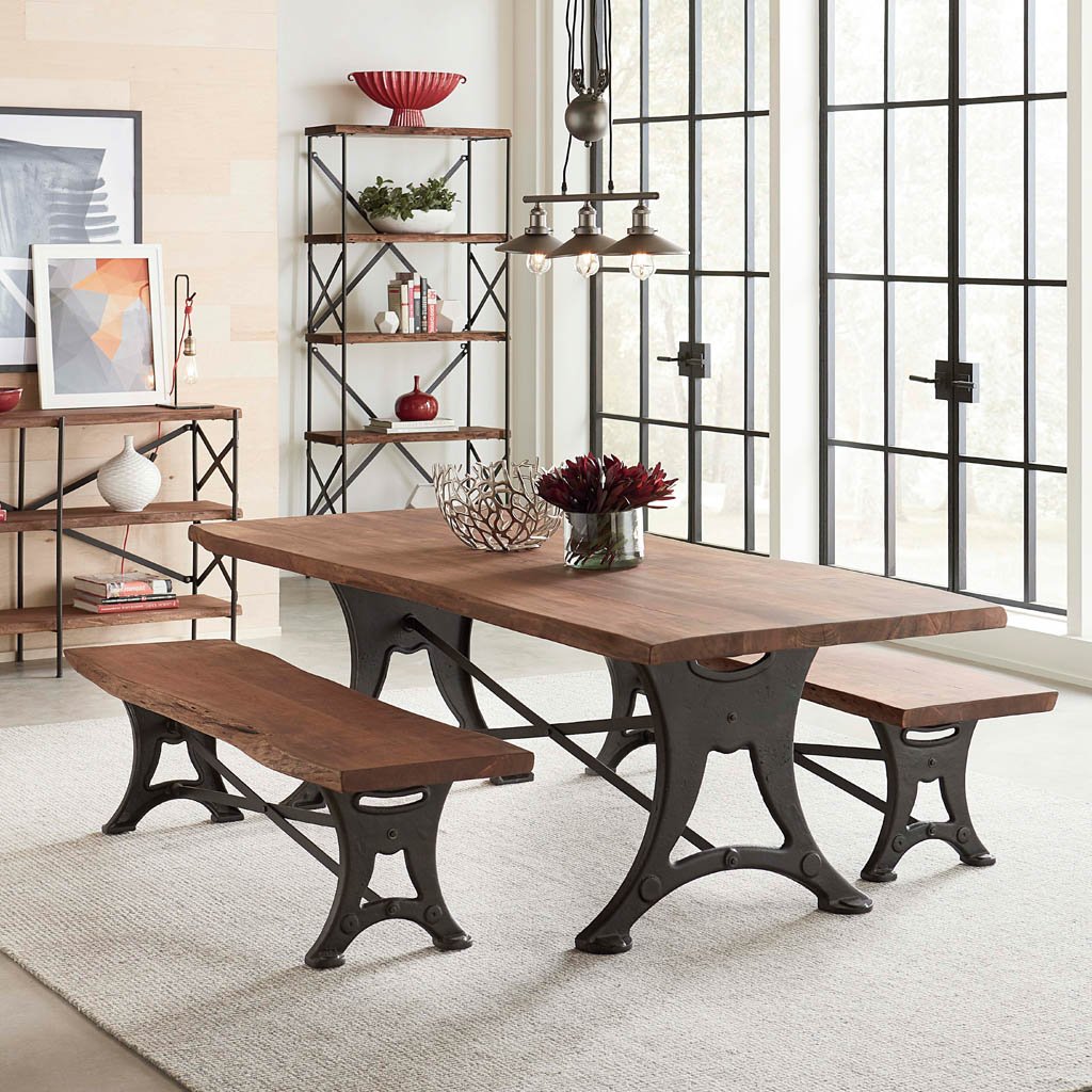 Organic Forge Live Edge Dining Table | Home Trends & Design – Artesanos ...