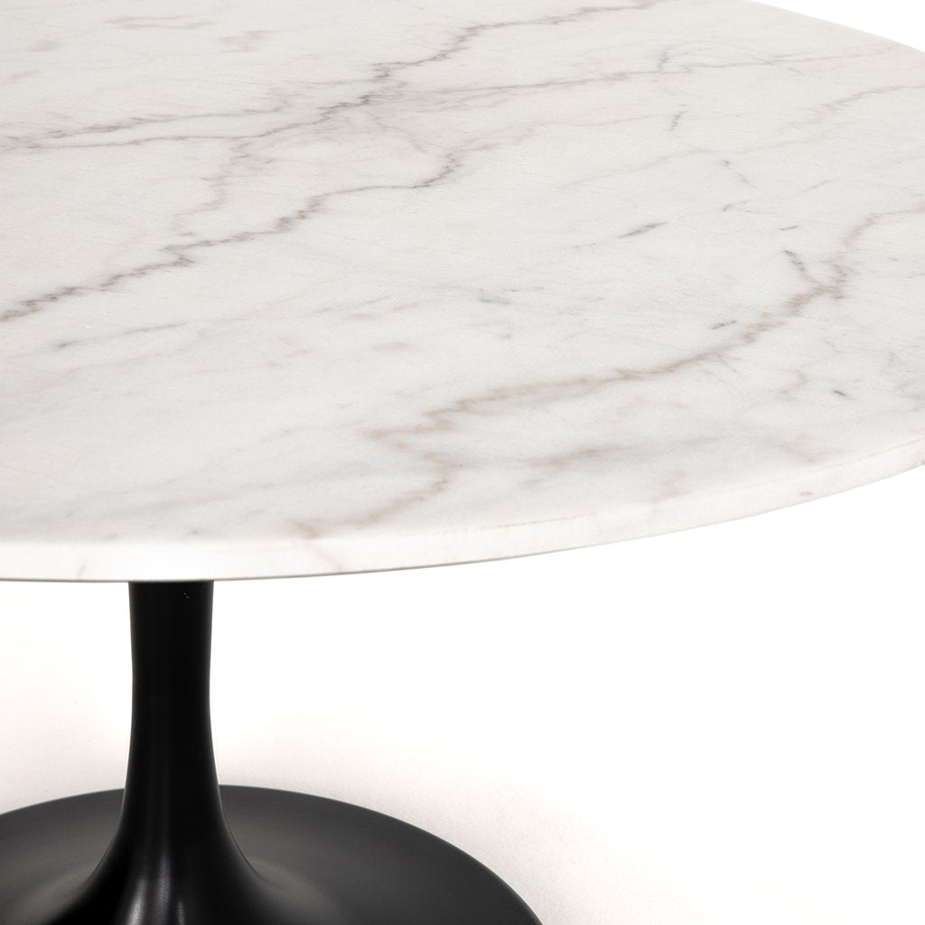 Powell White Marble Dining Table | Four Hands – Artesanos Design Collection