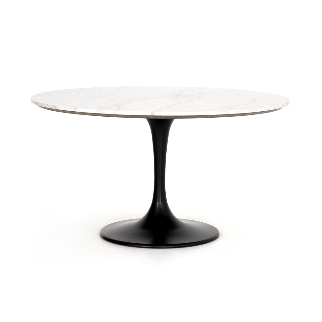 Powell White Marble Dining Table | Four Hands – Artesanos Design Collection