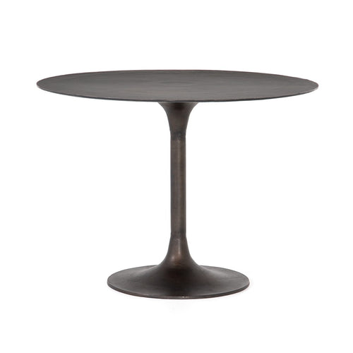 Boomer Bistro Table - Light Gunmetal | Four Hands – Artesanos Design ...