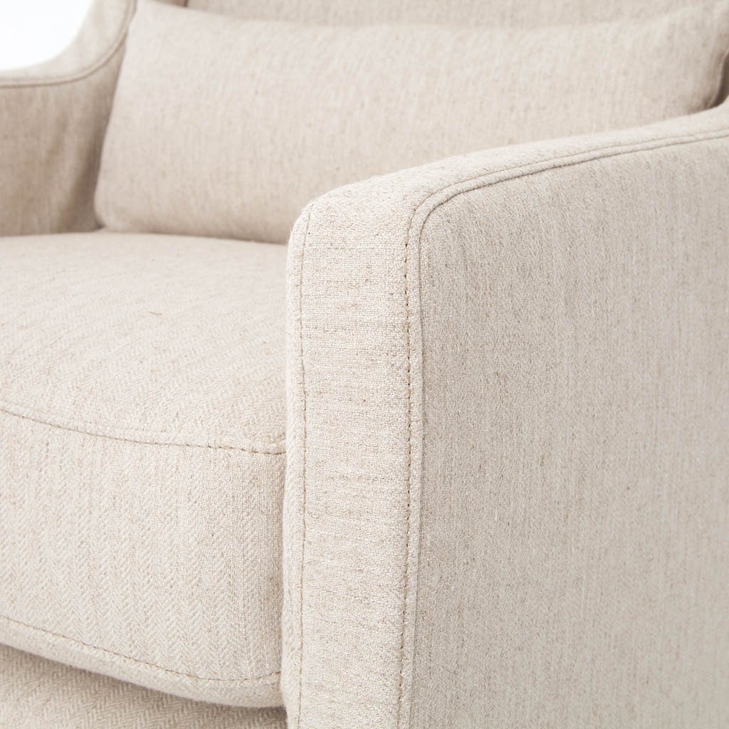 Traditional Swivel Wing Chair | Four Hands – Artesanos Design Collection