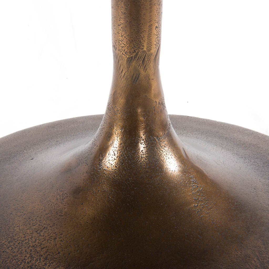 Tulip Outdoor Side Table - Antique Rust | Four Hands – Artesanos Design ...